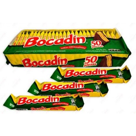 1488 Bocadin Chocolate 50pz Ricolino - Fiesta y Toys